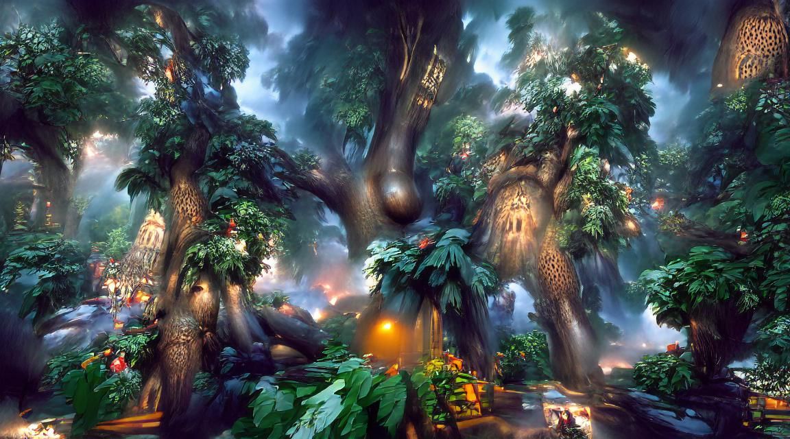 the jungle - AI Generated Artwork - NightCafe Creator