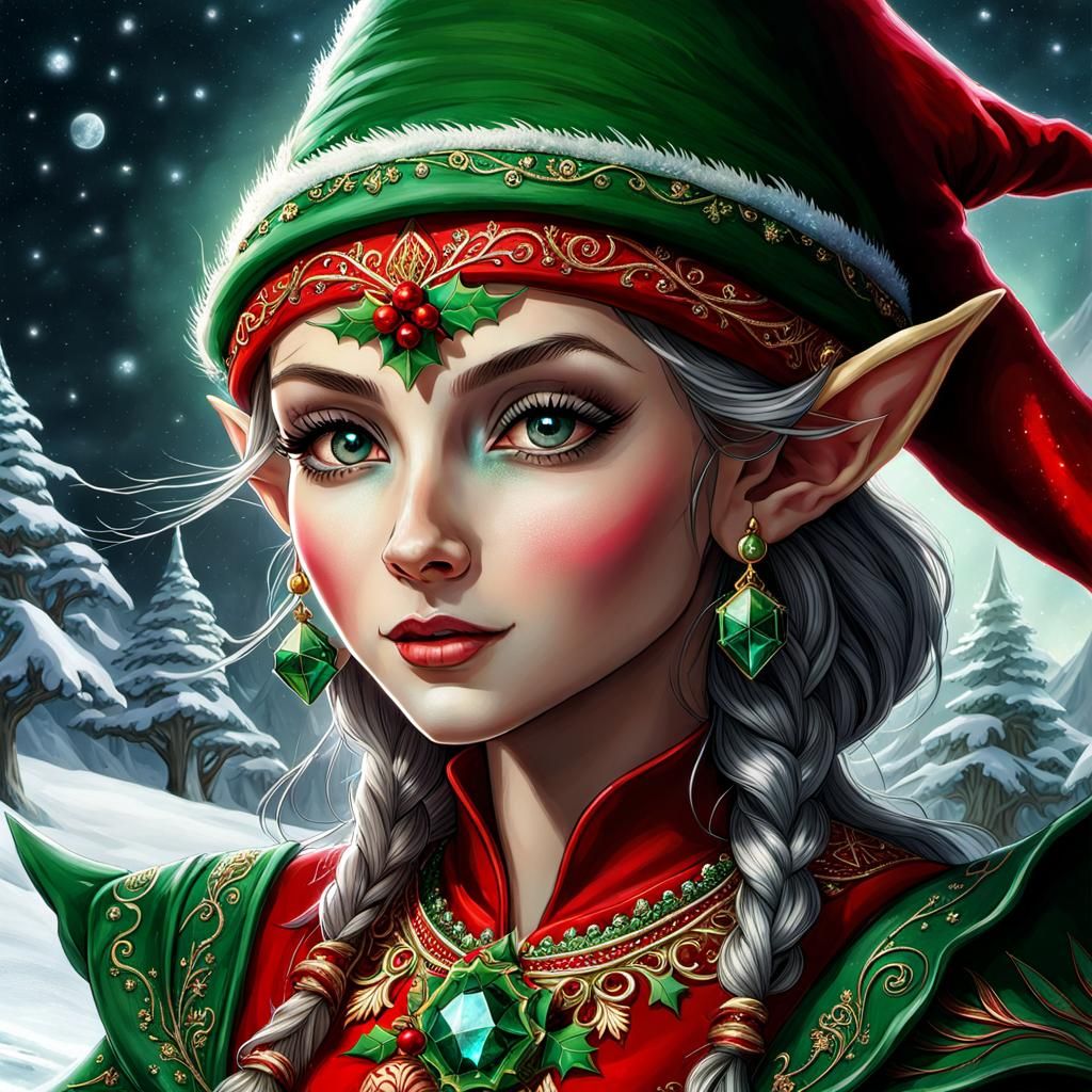Christmas Elf - AI Generated Artwork - NightCafe Creator