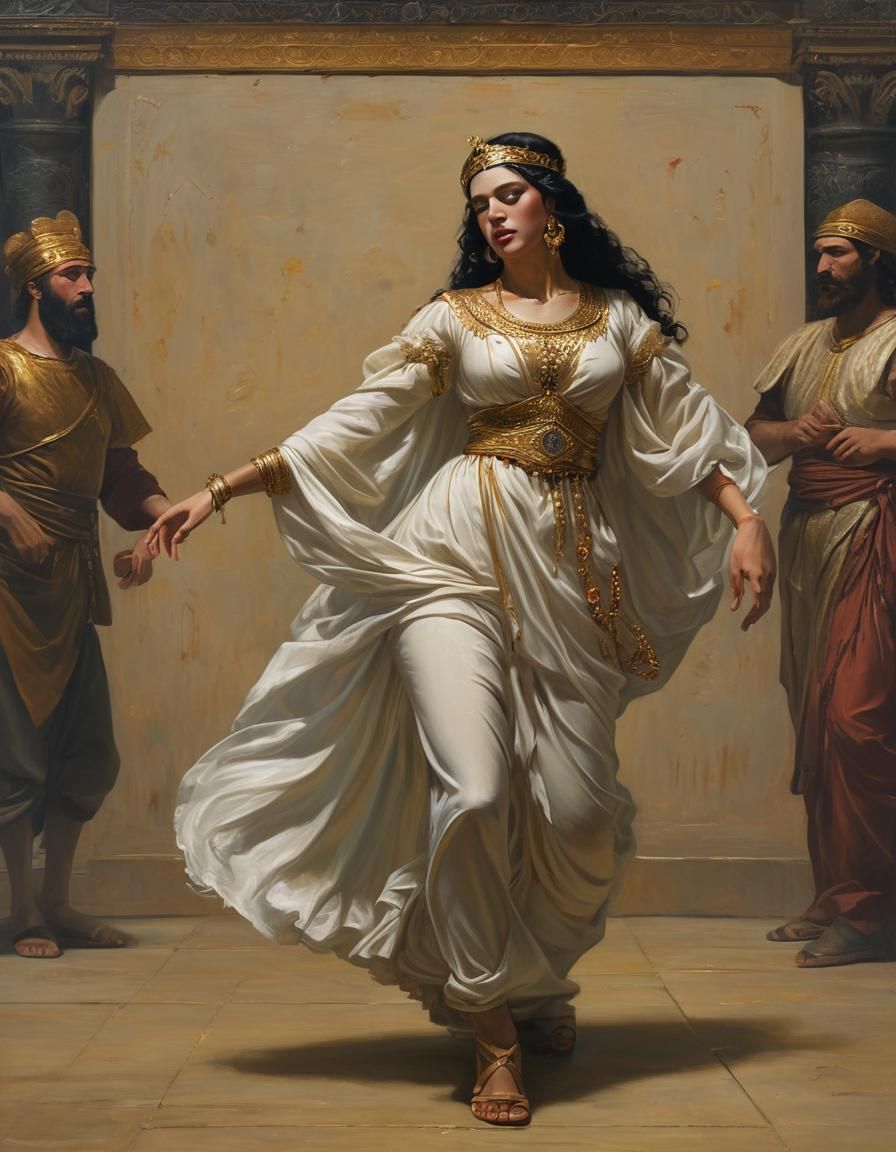 Salome dancing - AI Generated Artwork - NightCafe Creator