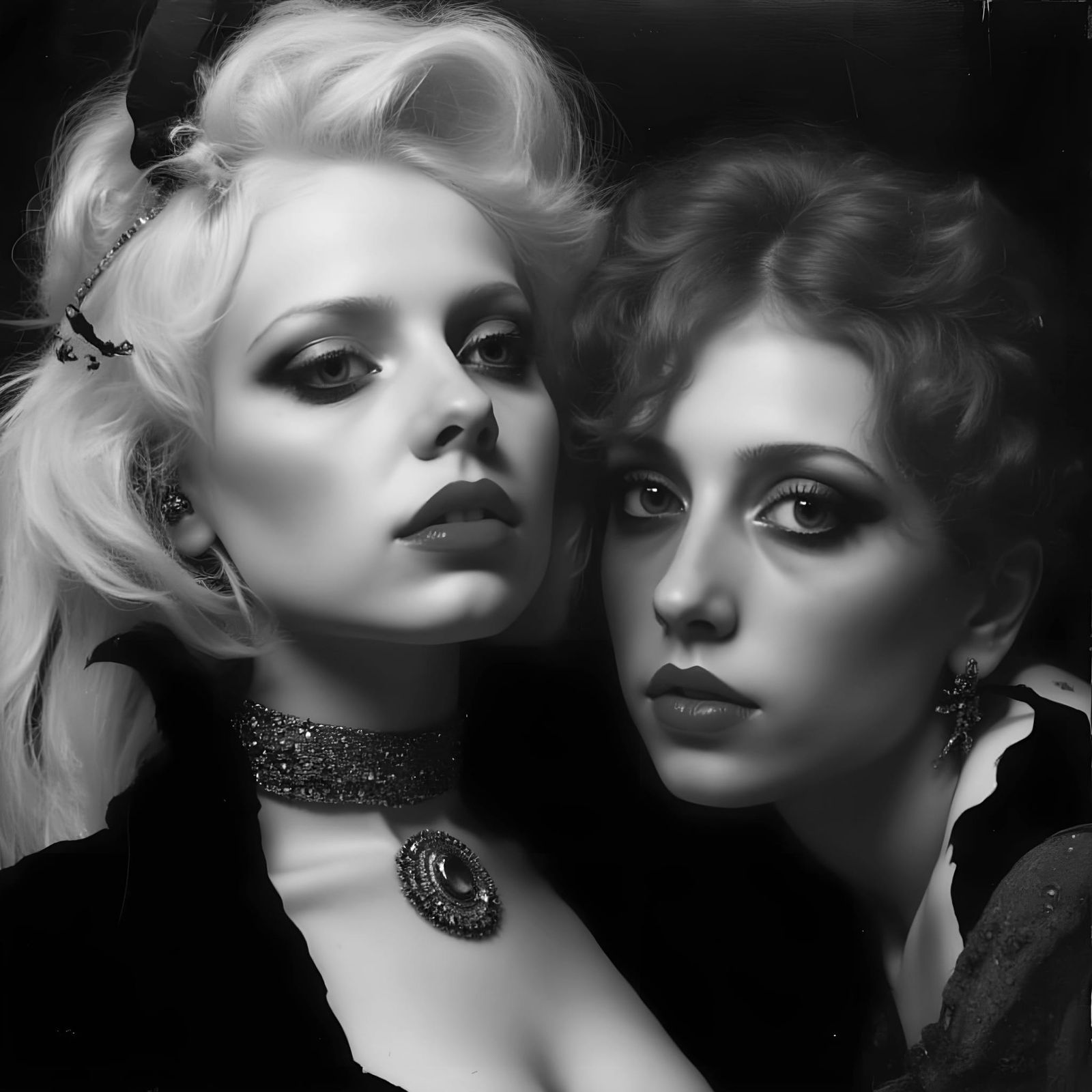 Vampire Christmas - Breathtaking Albino Vampire Girls in Opu...