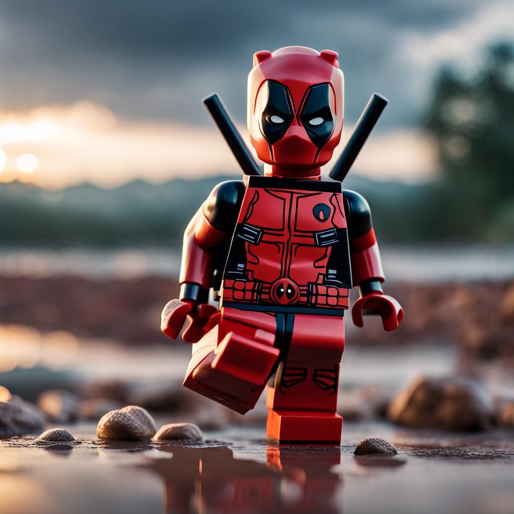 Lego Deadpool - AI Generated Artwork - NightCafe Creator