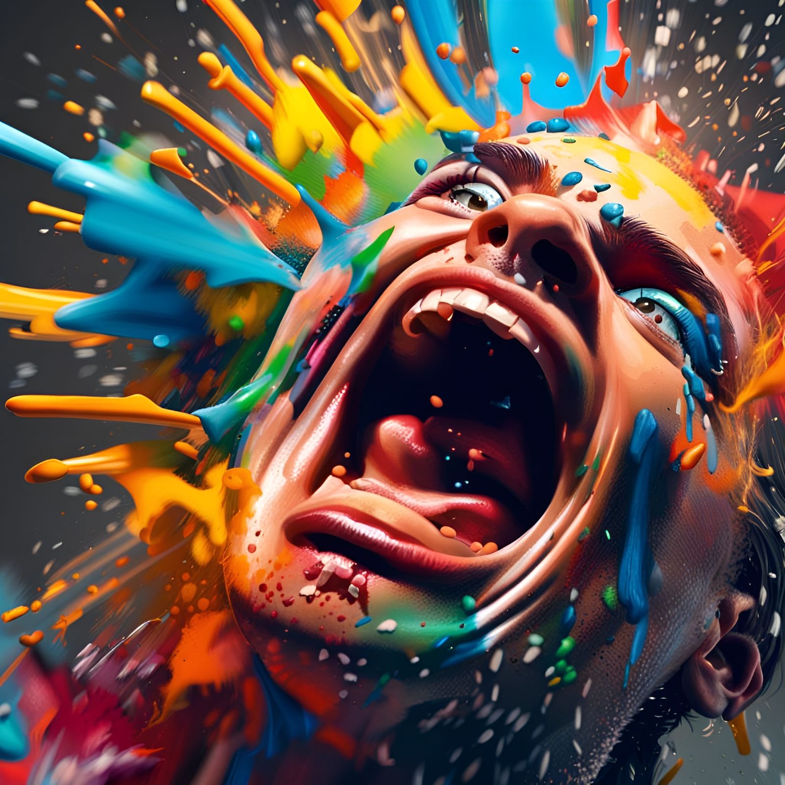 Emotions exploding - AI Generated Artwork - NightCafe Creator