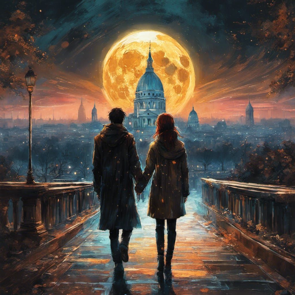 Couple holding hands - AI Generated Artwork - NightCafe Creator