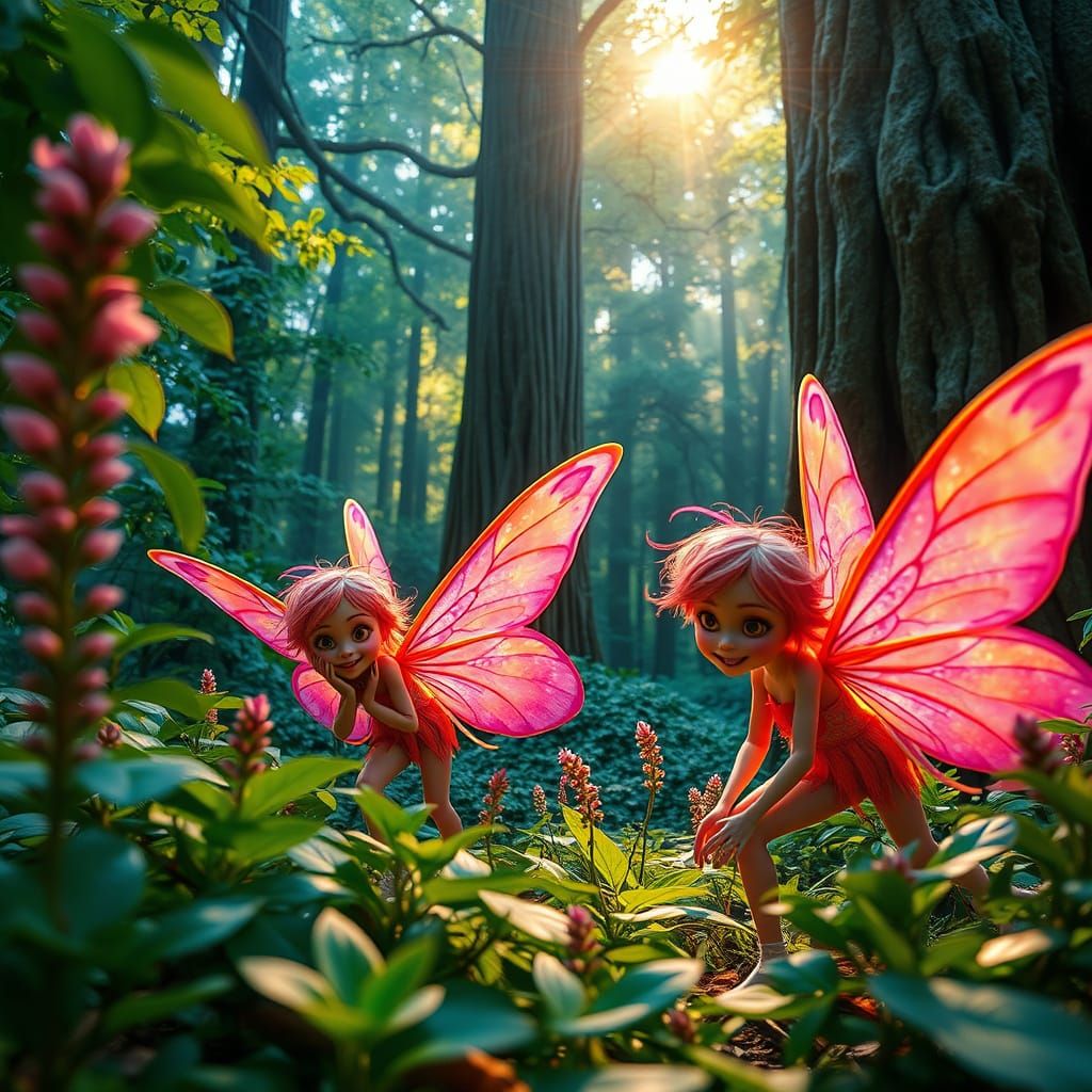 cuties - Mystical Fairies in Enchanted Forest