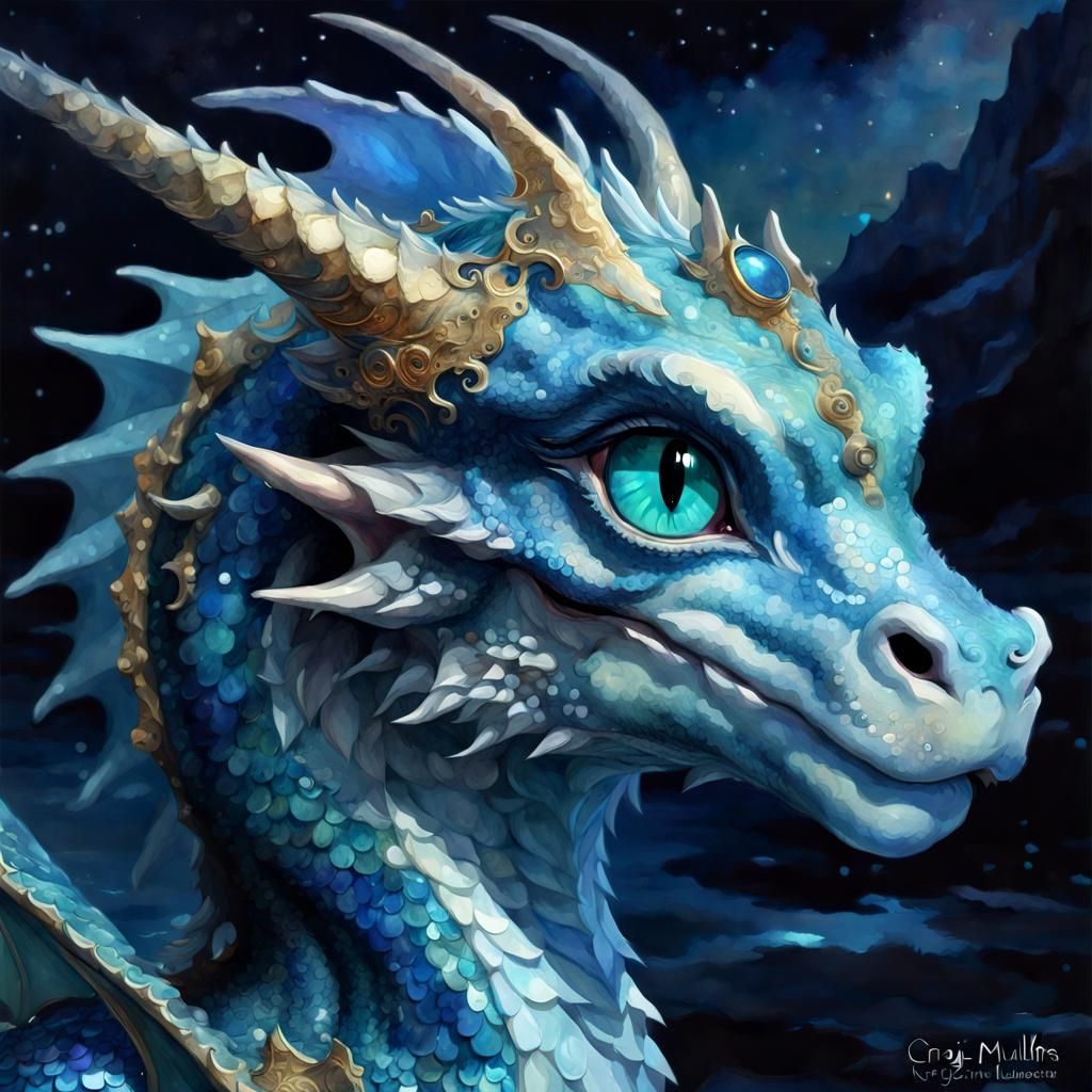 Neptune Dragon - AI Generated Artwork - NightCafe Creator
