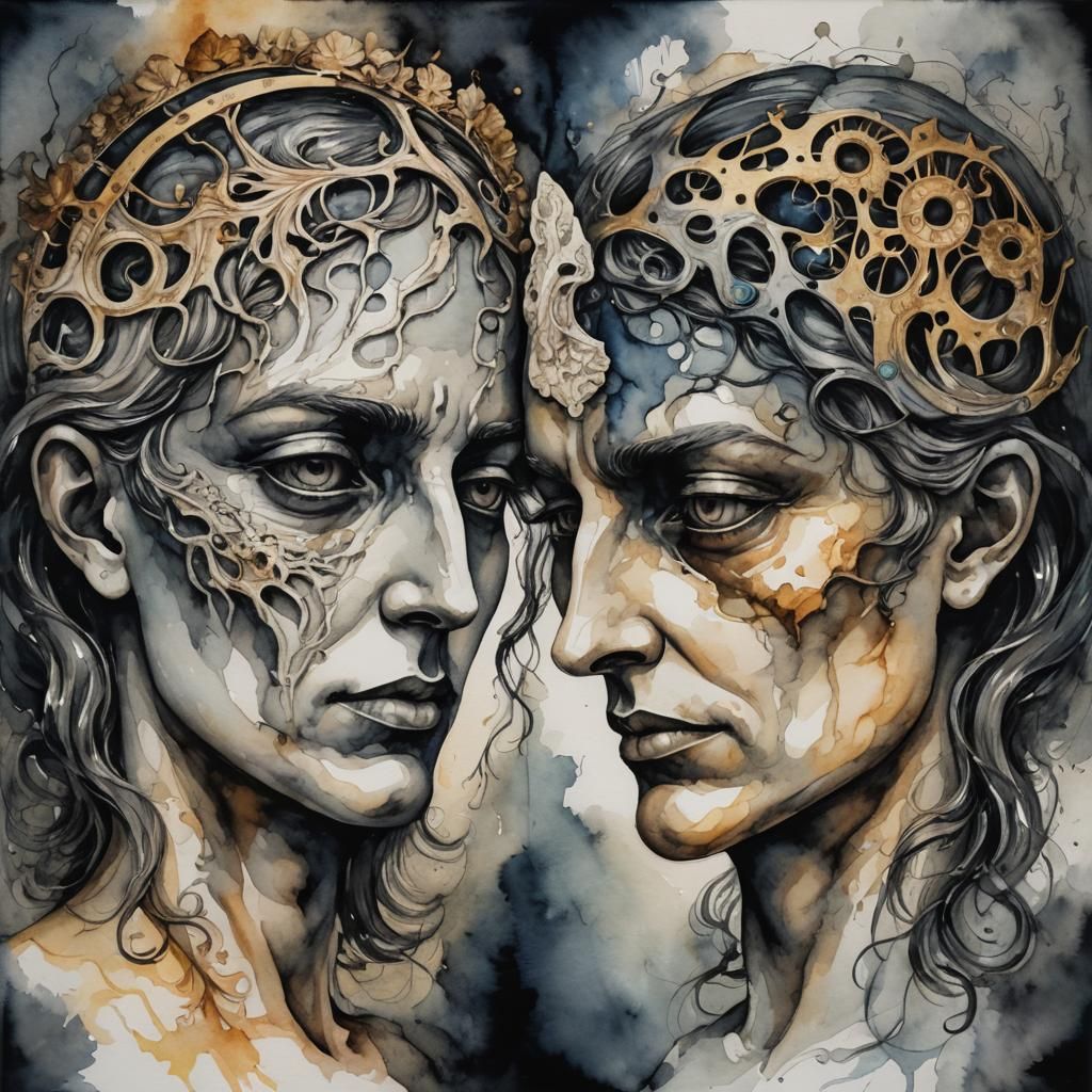 Duality - AI Generated Artwork - NightCafe Creator