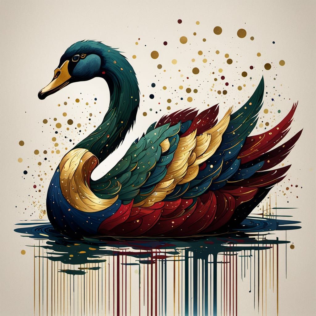 Colored swan - Colored swan