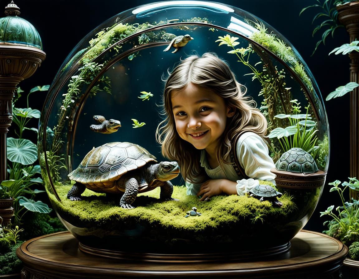The Magic Terrarium - AI Generated Artwork - NightCafe Creator