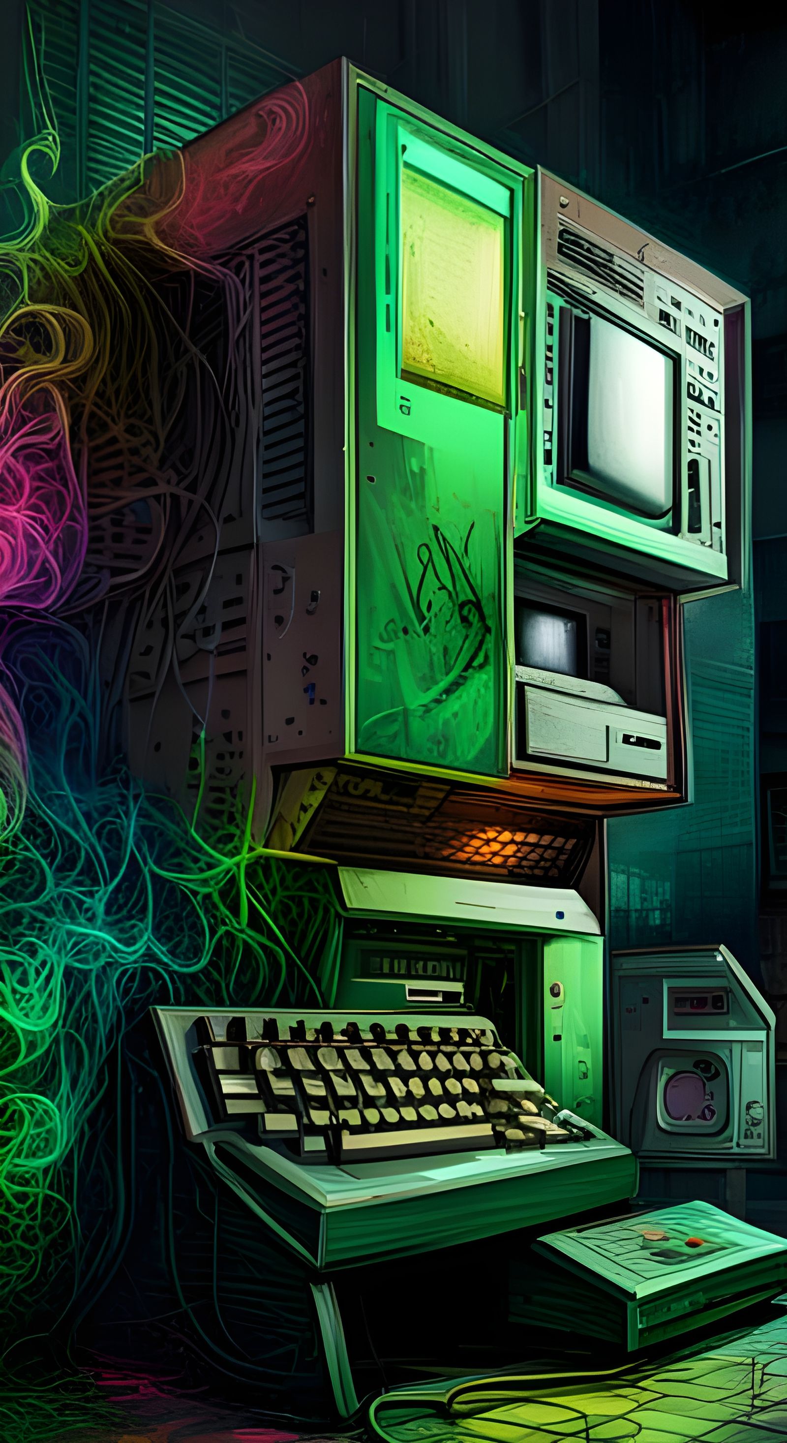 IBM 3100 (?) - AI Generated Artwork - NightCafe Creator
