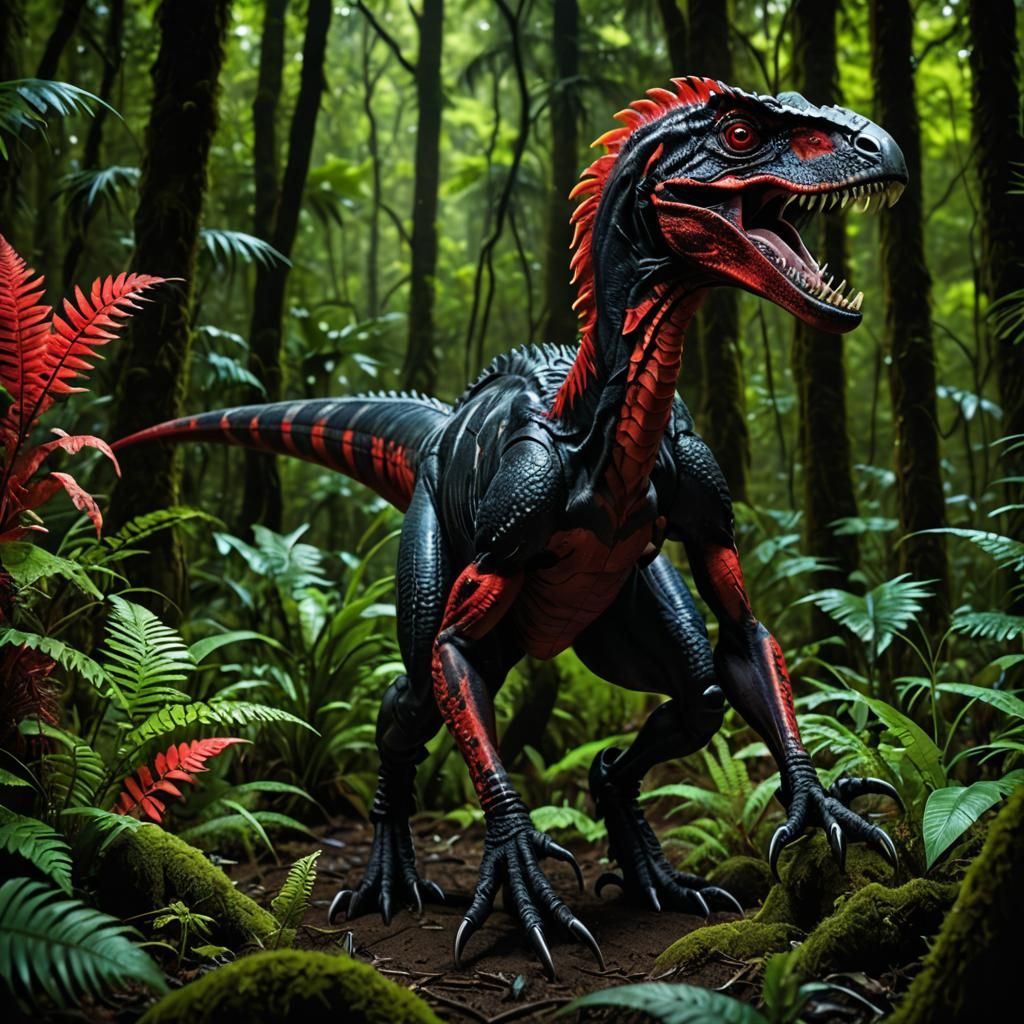 The Red Raptor 🚘 - AI Generated Artwork - NightCafe Creator