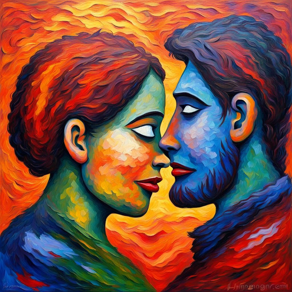 Love between couples - AI Generated Artwork - NightCafe Creator