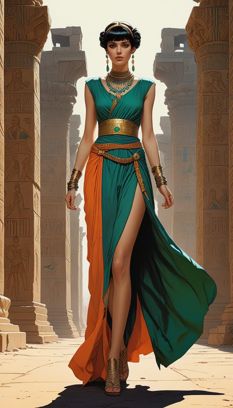 Egyptian fantasy catwalk - Egyptian Fantasy Catwalk in Ligne...