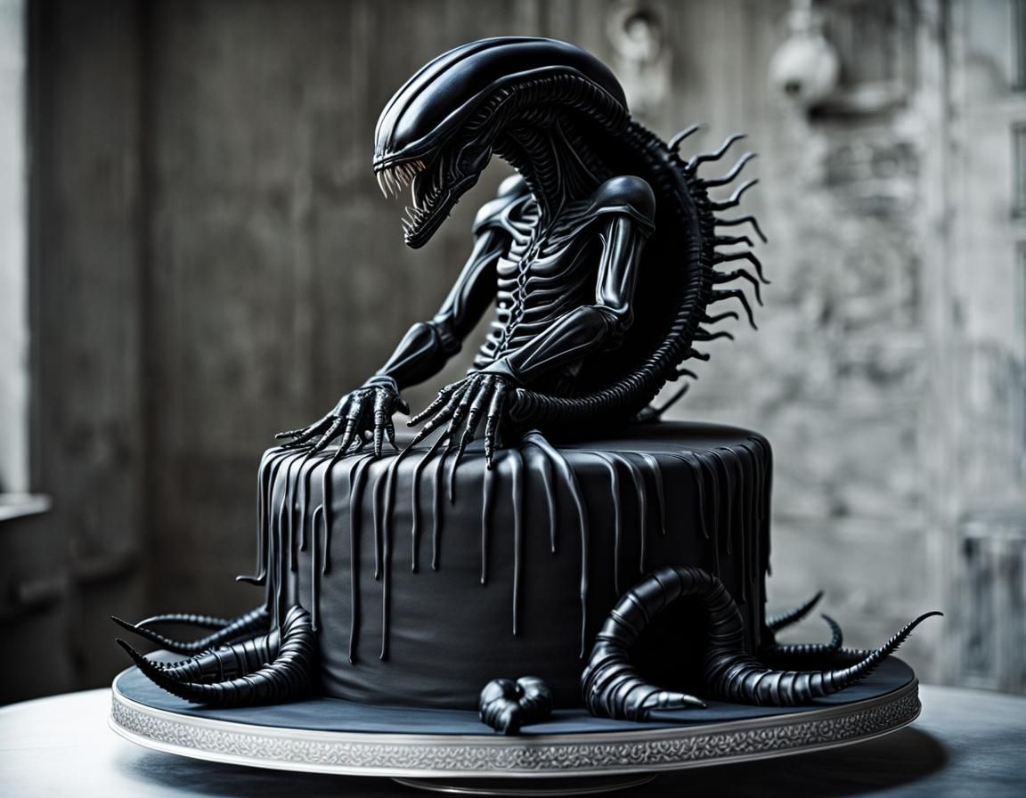 Alien cake - AI Generated Artwork - NightCafe Creator