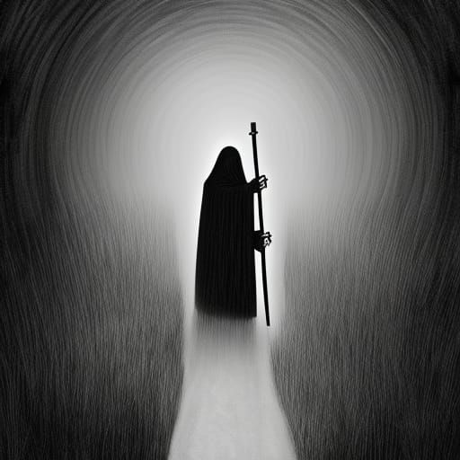 lonely reaper - AI Generated Artwork - NightCafe Creator