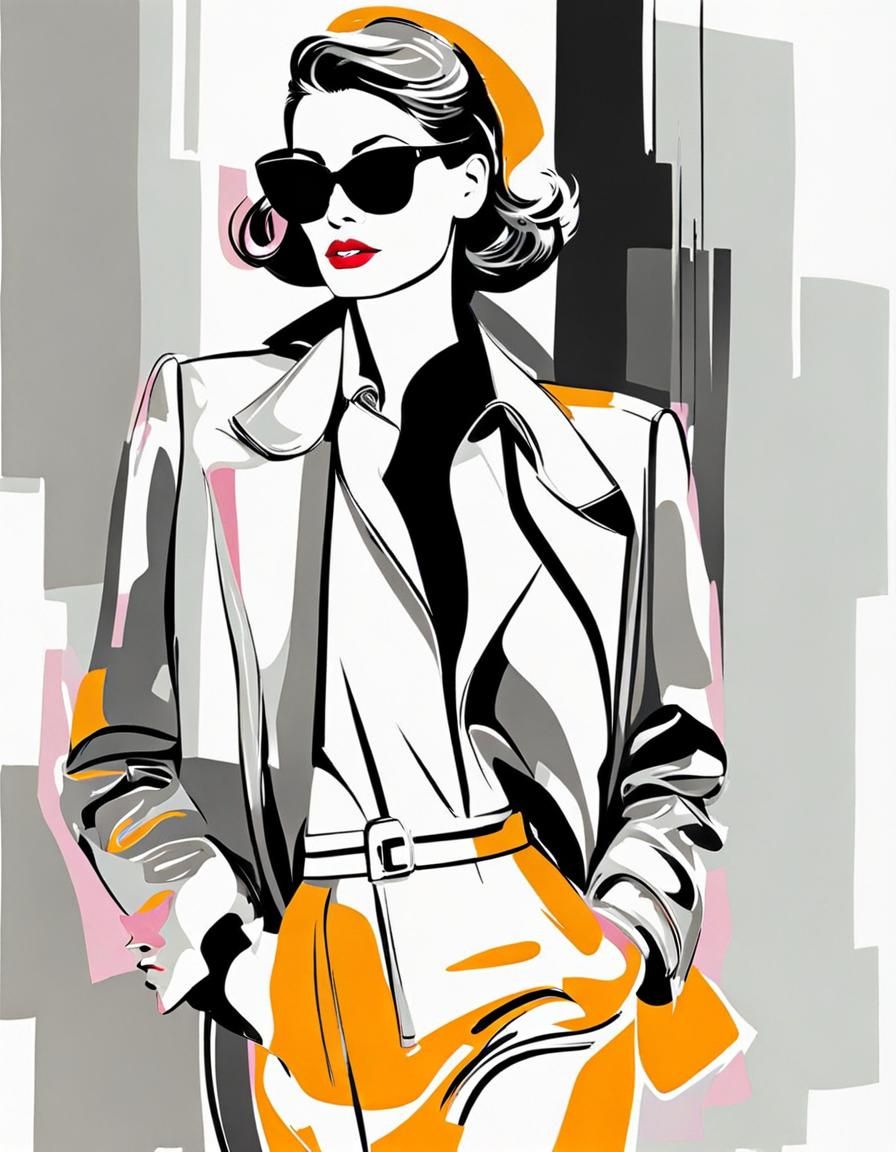 Fashion illustration IV - AI Generated Artwork - NightCafe Creator