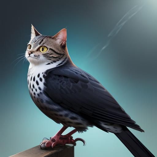 Kitten hawk - AI Generated Artwork - NightCafe Creator