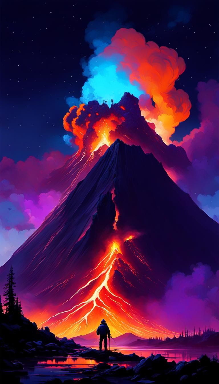 Eruption - AI Generated Artwork - NightCafe Creator