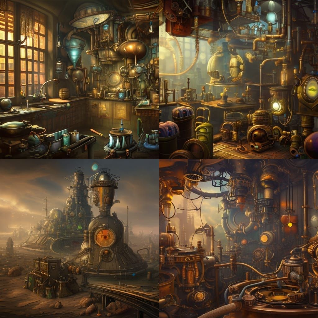 Science, Engineering and Industrial Labs. - AI Generated Artwork ...