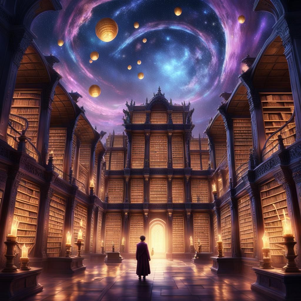 Celestial Archive: A Realm of Ancient Secrets and ... - AI Art