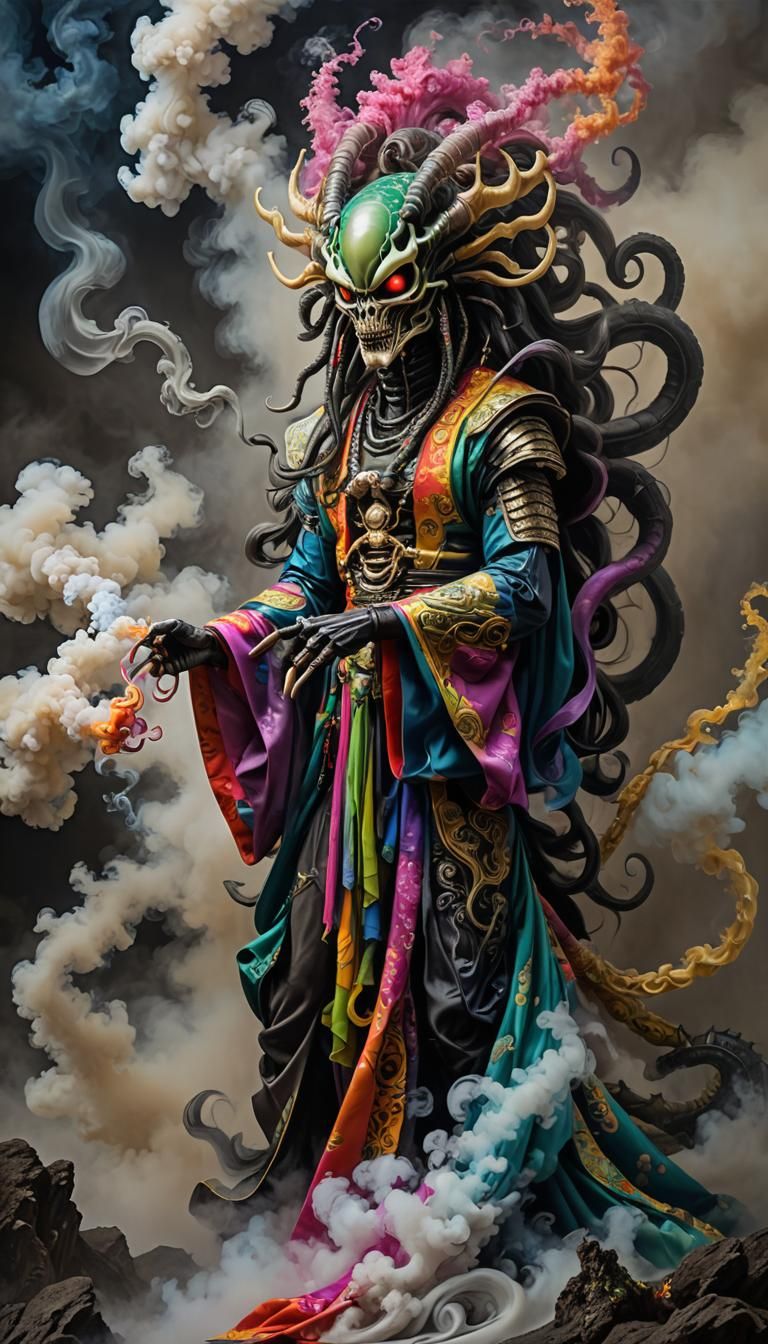 ALIEN SHAMAN - AI Generated Artwork - NightCafe Creator