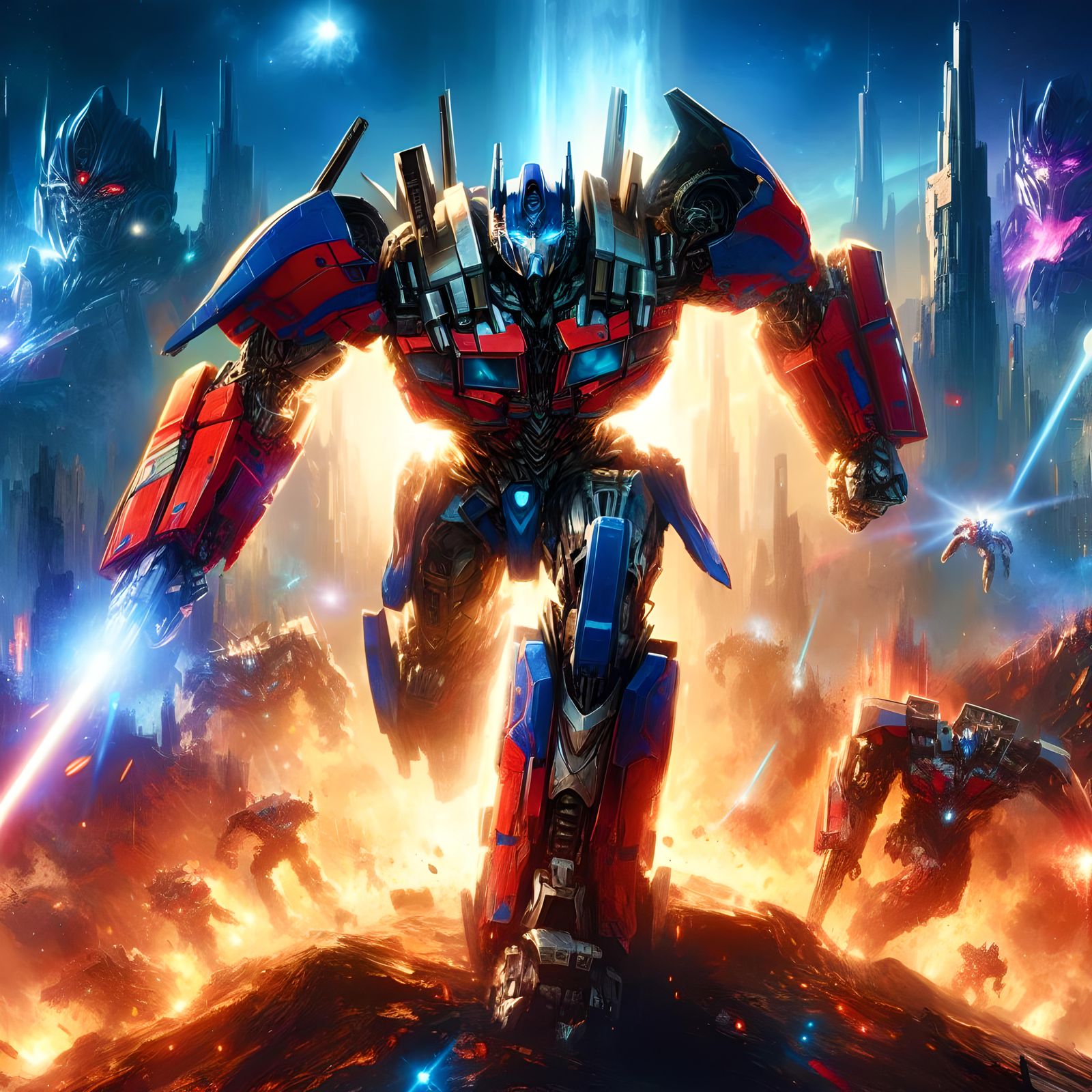 Leader of the Autobots: Optimus Prime - AI Generated Artwork ...