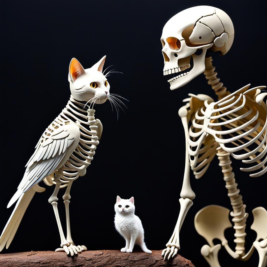 SKELETON CREATURE MASHUPS - AI Generated Artwork - NightCafe Creator