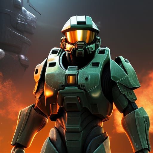 master chief - AI Generated Artwork - NightCafe Creator
