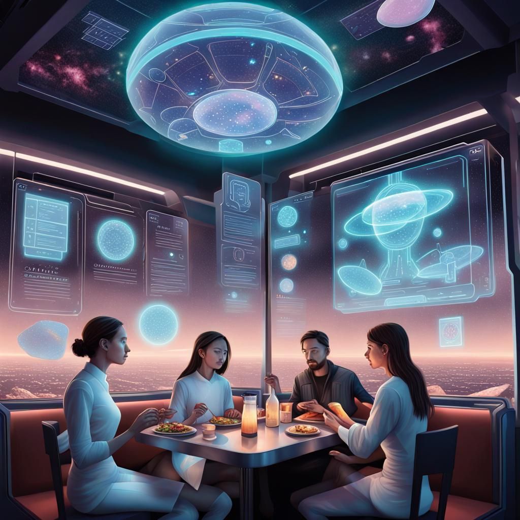 Future of dineouts - AI Generated Artwork - NightCafe Creator