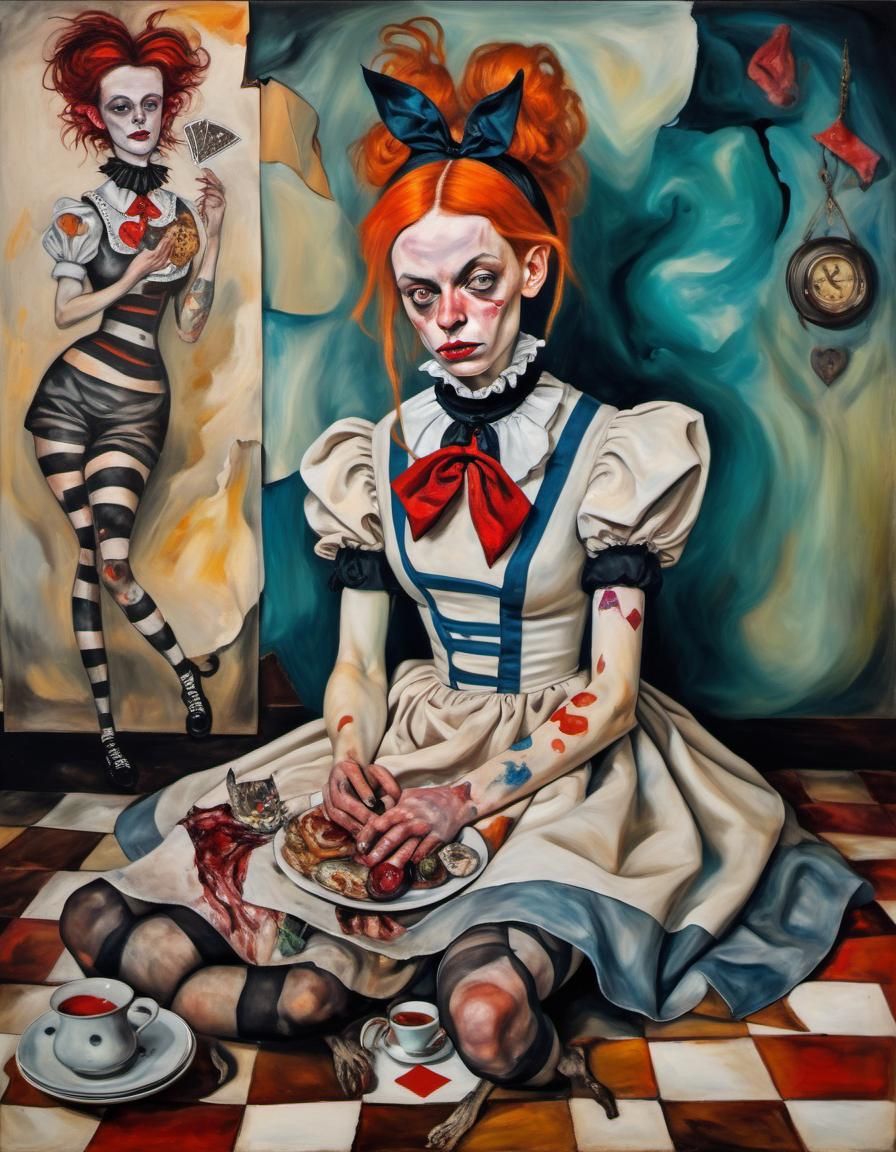 The Real Alice in Wonderland - AI Generated Artwork - NightCafe Creator