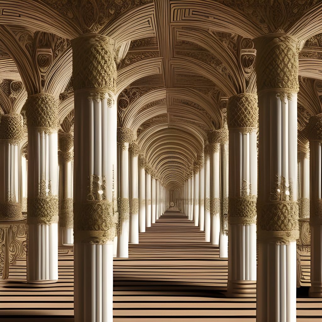 Land of the Pillars - AI Generated Artwork - NightCafe Creator