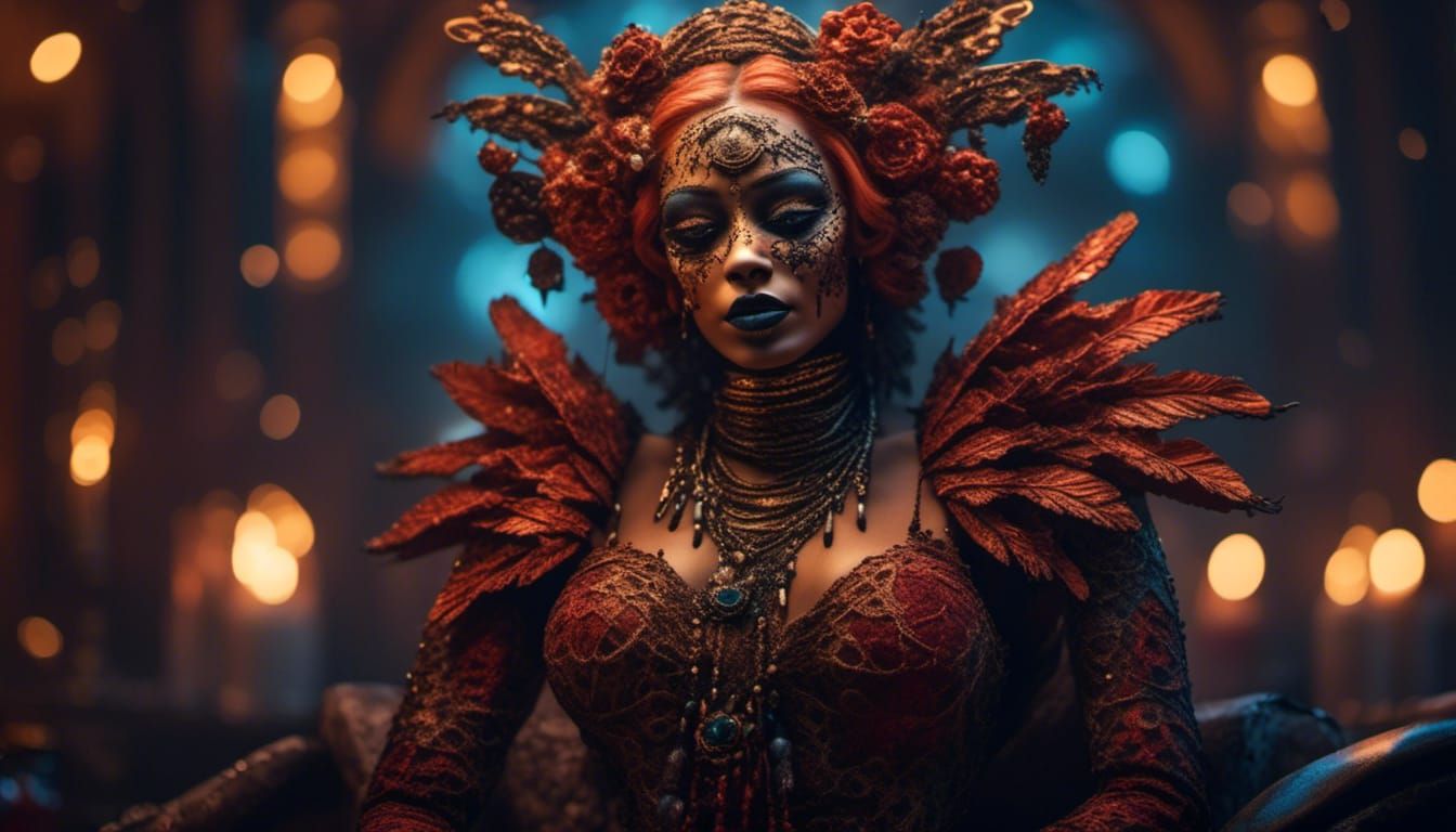 Voodoo Queen - AI Generated Artwork - NightCafe Creator