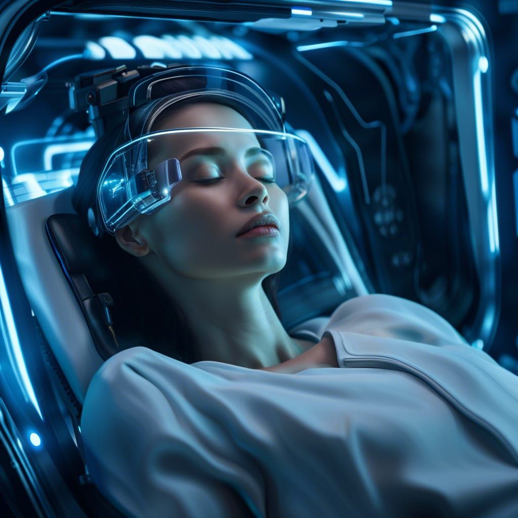 A woman asleep - AI Generated Artwork - NightCafe Creator