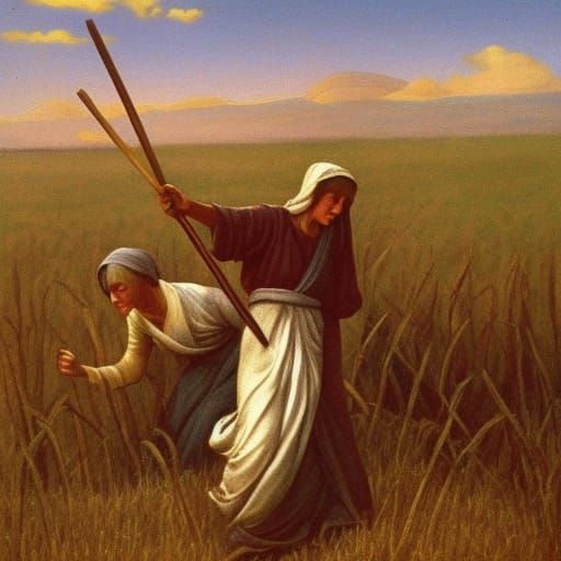 Gleaning - AI Generated Artwork - NightCafe Creator