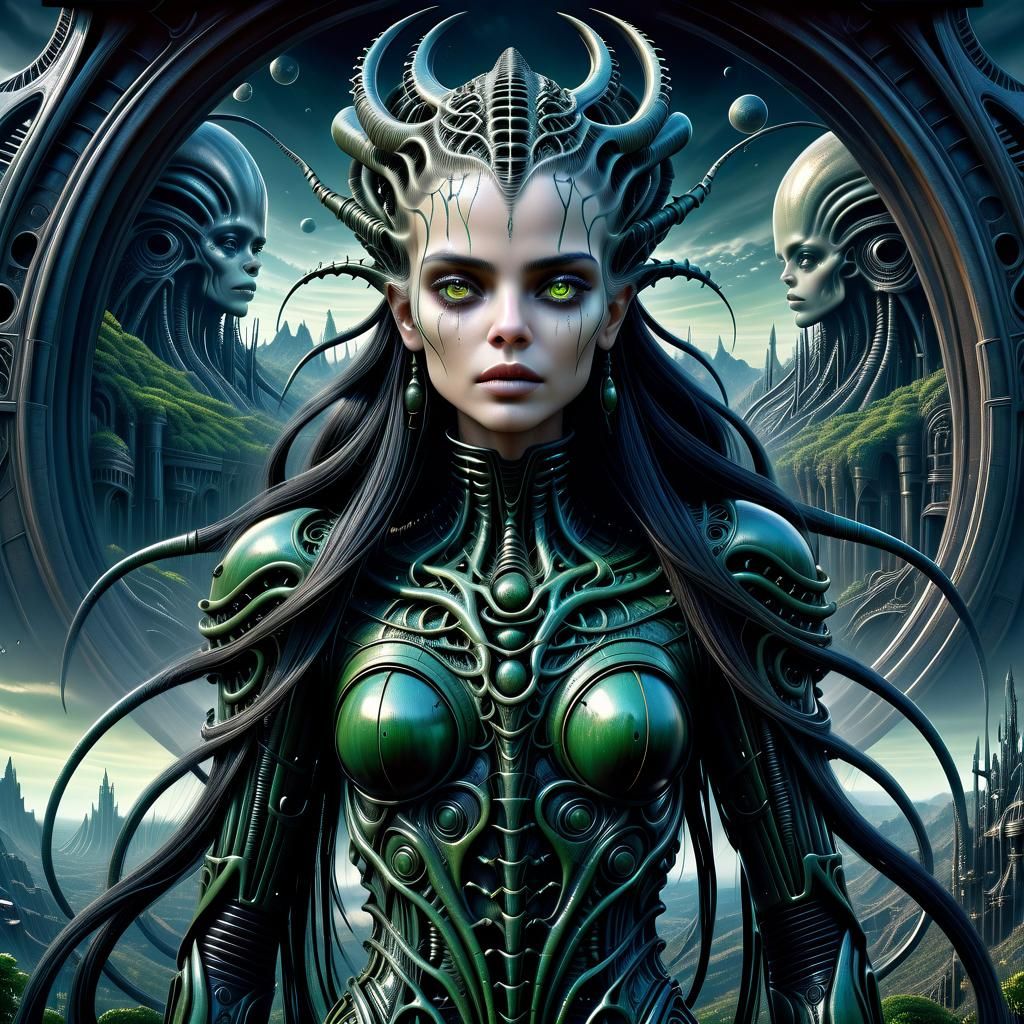 Magical alien woman - AI Generated Artwork - NightCafe Creator