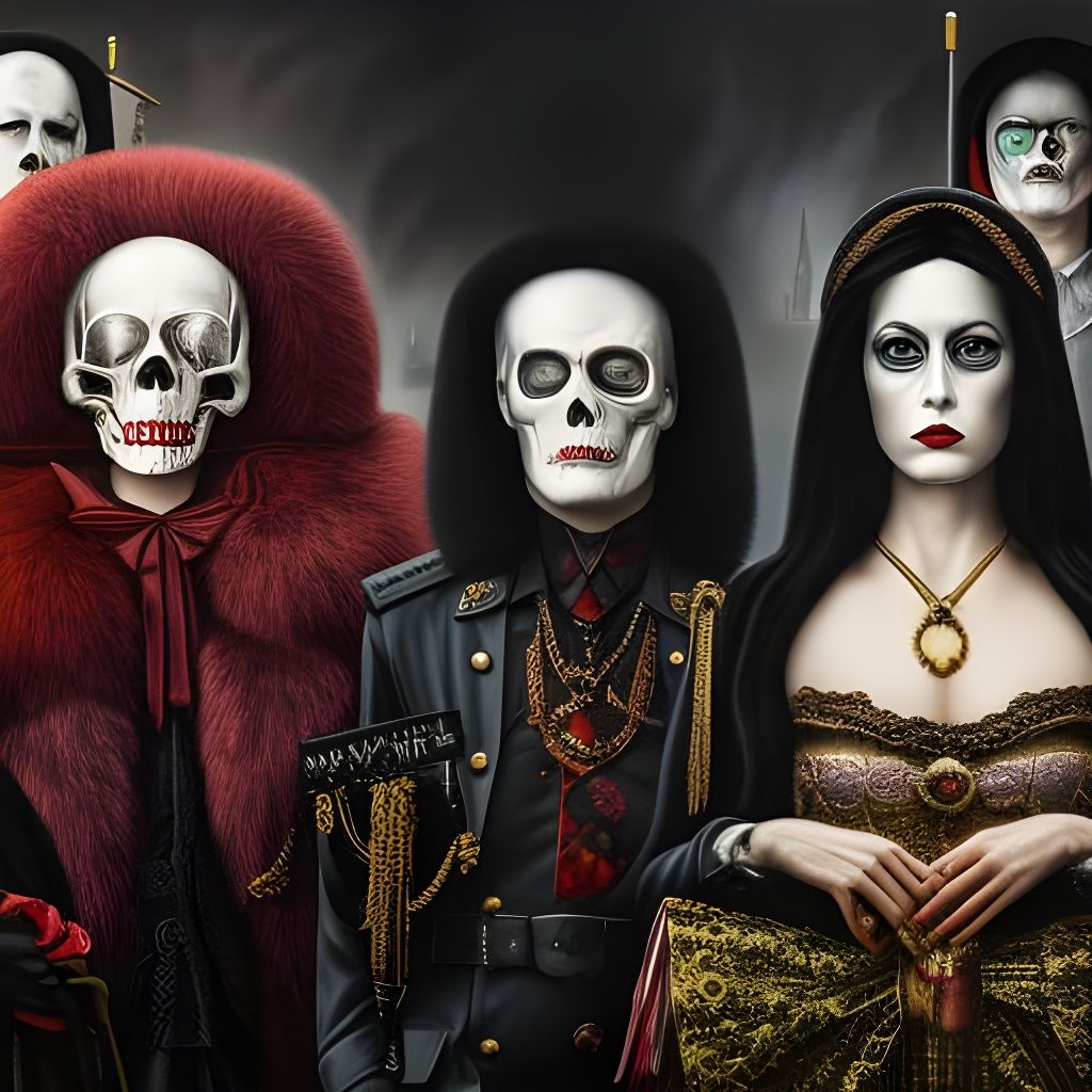 transylvanian family portrait - AI Generated Artwork - NightCafe Creator