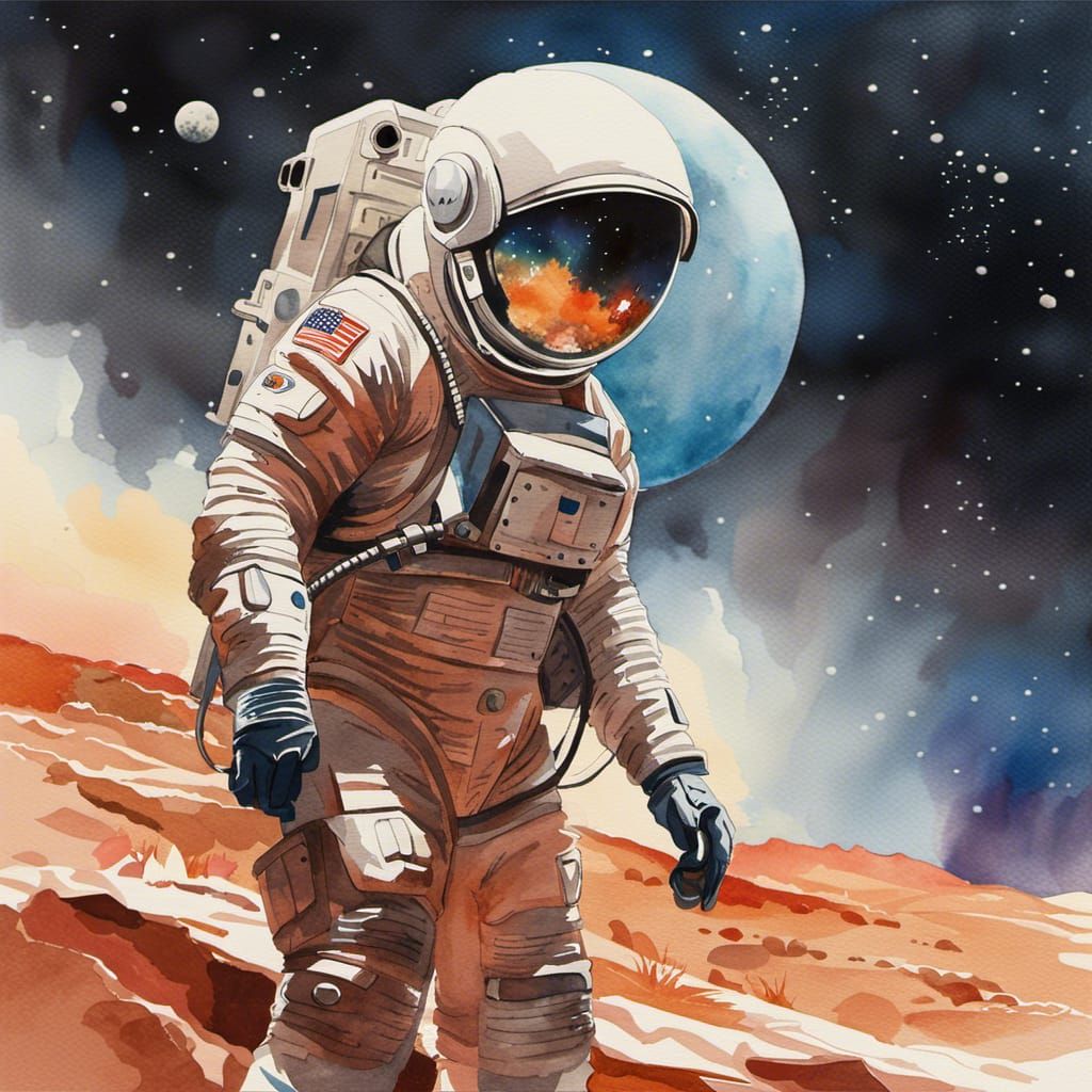 Astronaught - AI Generated Artwork - NightCafe Creator