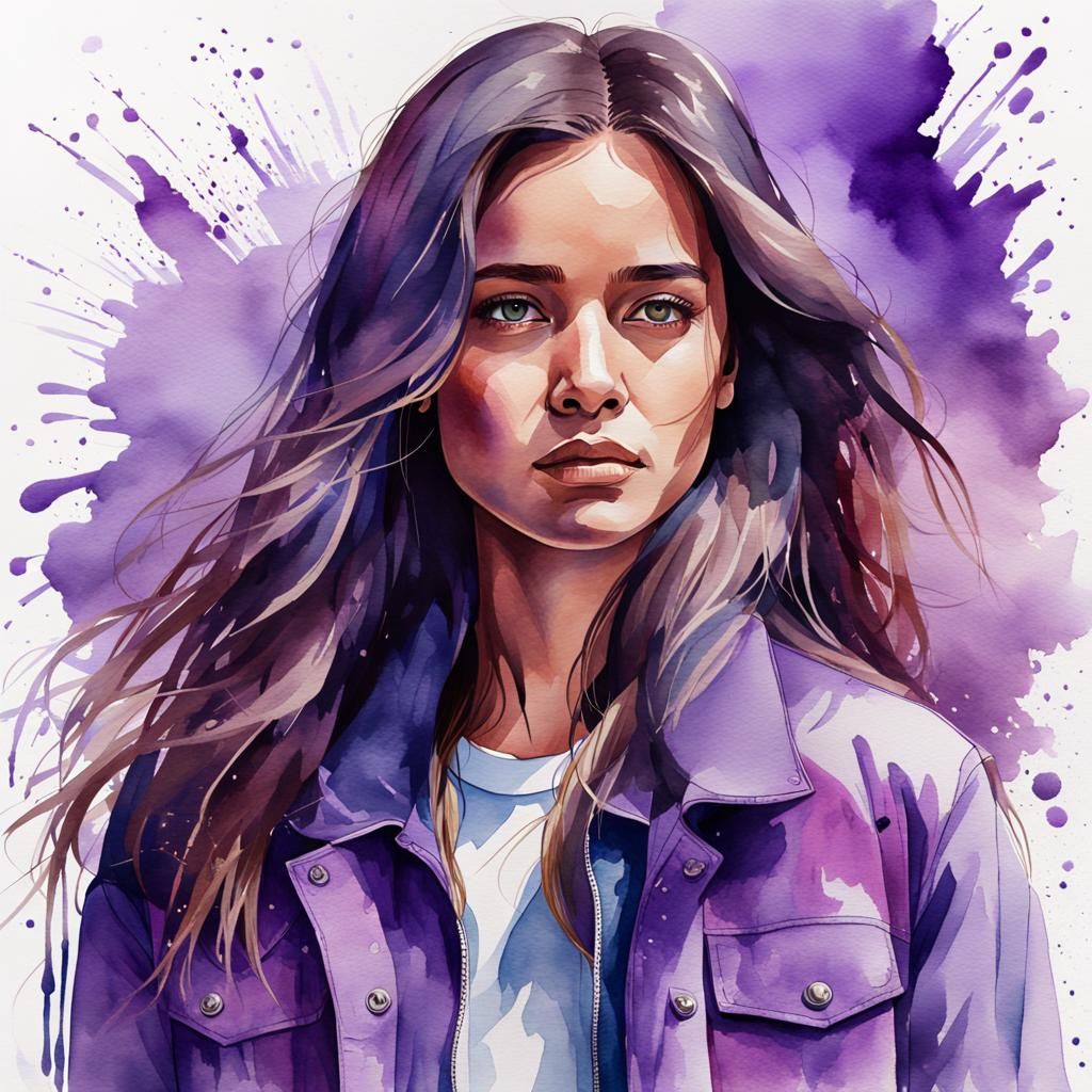 woman with long hair - AI Generated Artwork - NightCafe Creator