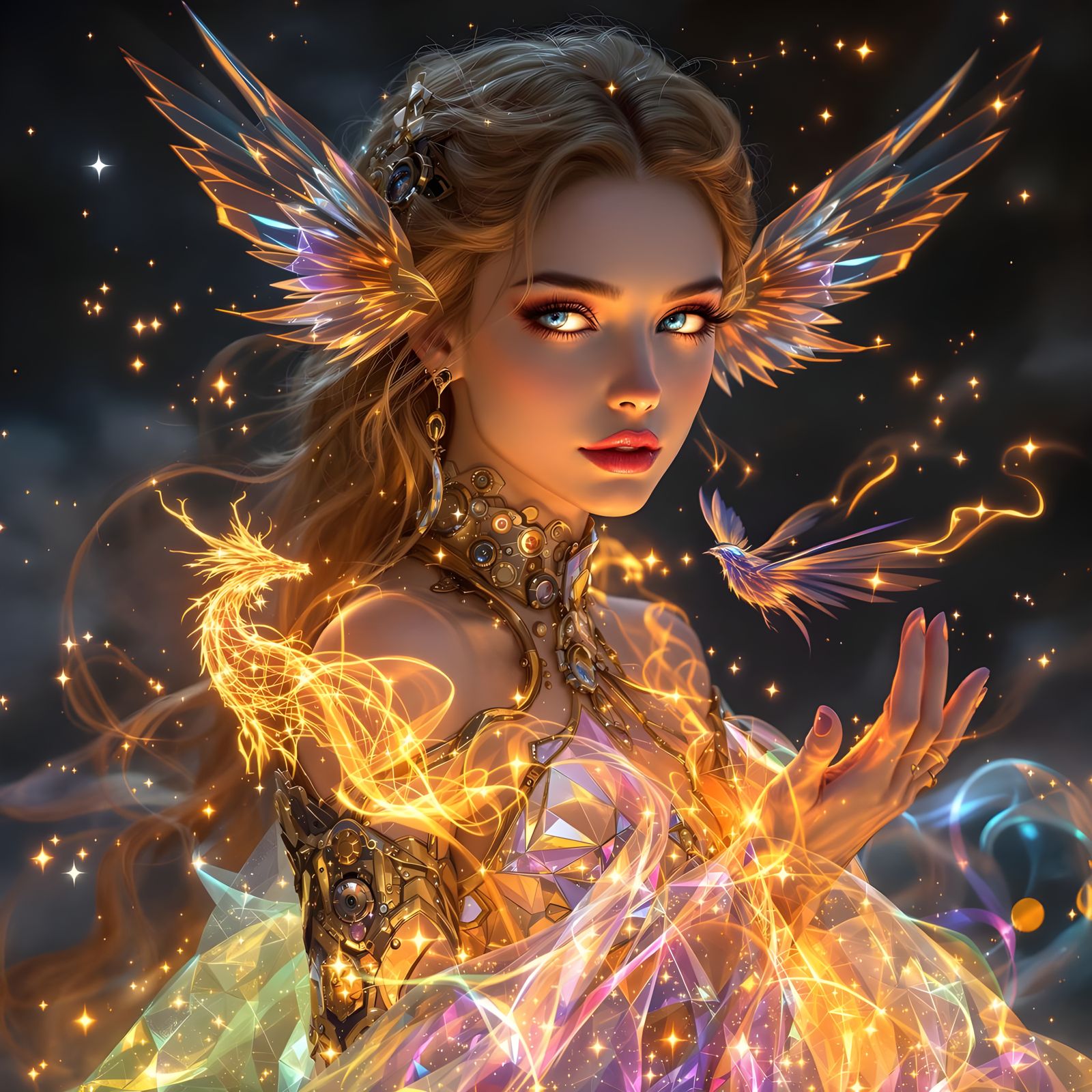 Mia spirit bird and dragon tamer