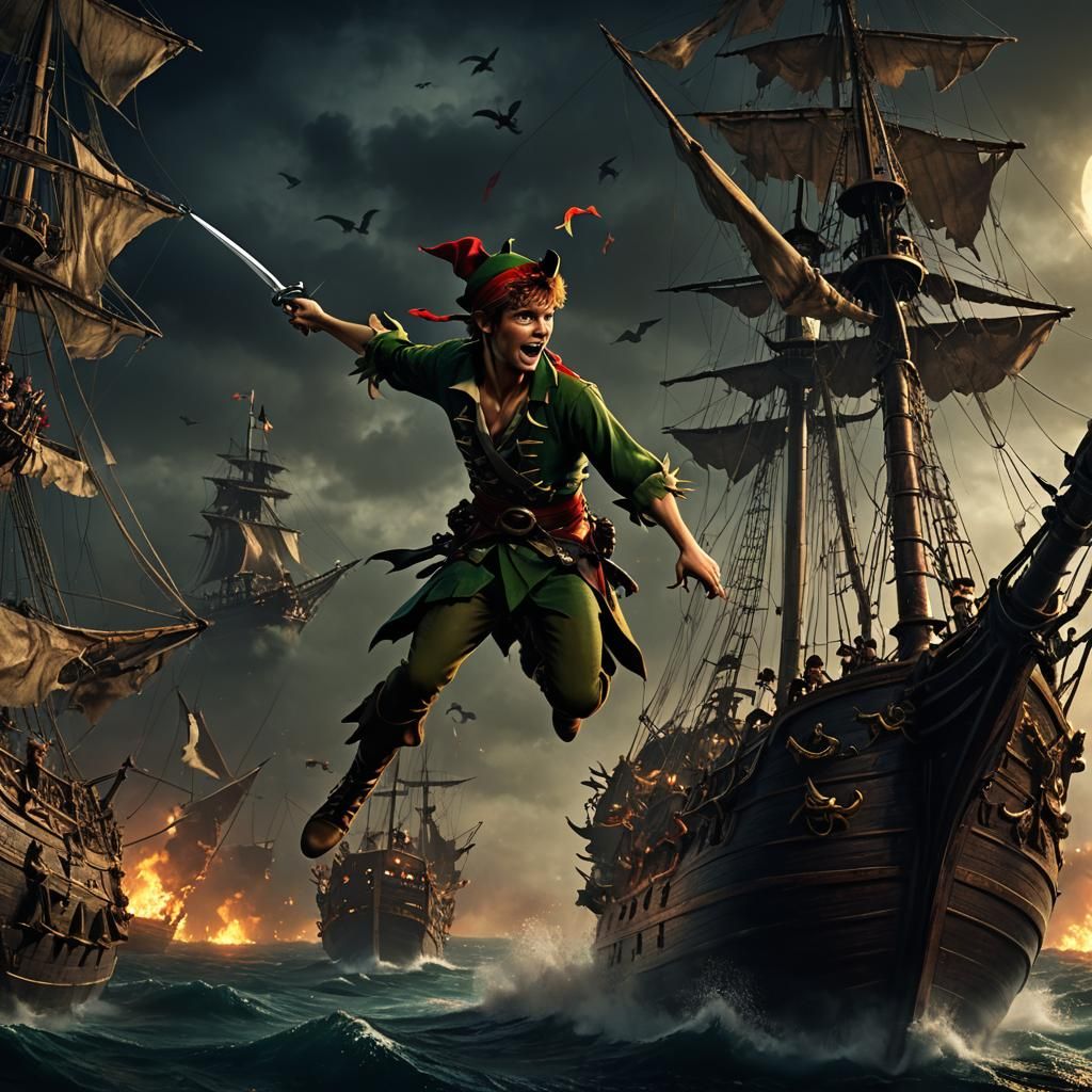 Pirates invasion - AI Generated Artwork - NightCafe Creator