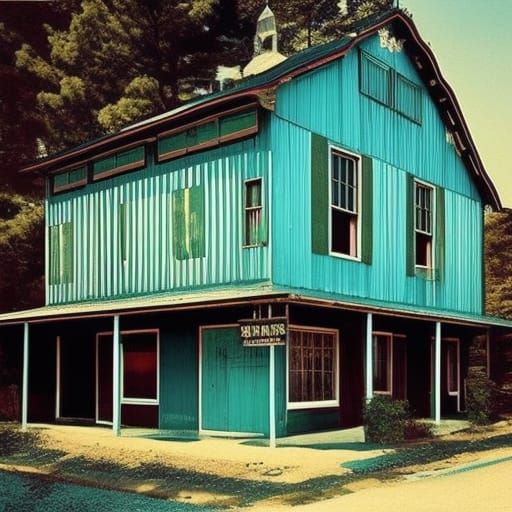 Night bars, guitars, run down motels like shacks - AI Generated Artwork ...