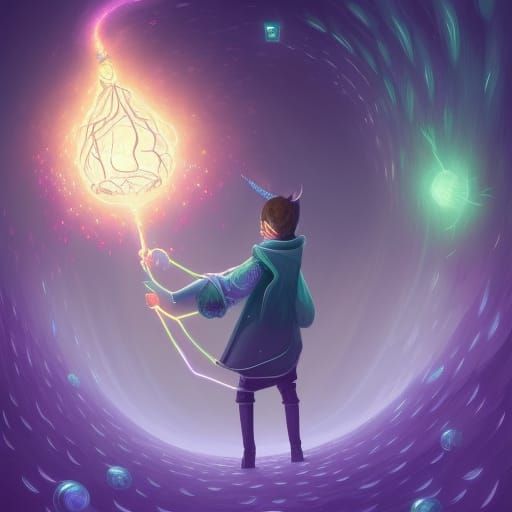 The Wizard's Apprentice - AI Generated Artwork - NightCafe Creator