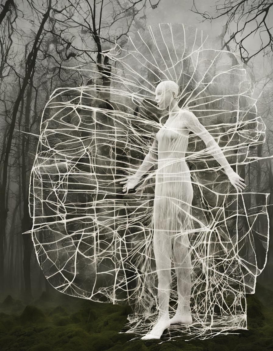double exposure ailment codex by fibre artist "Helga Szentpétery" pain ...