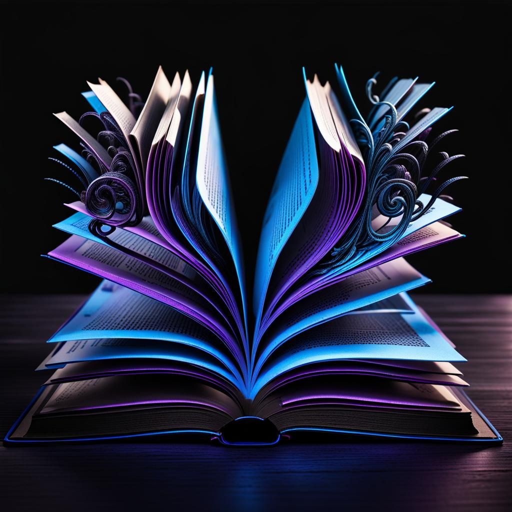 Book (crazy book) - AI Generated Artwork - NightCafe Creator