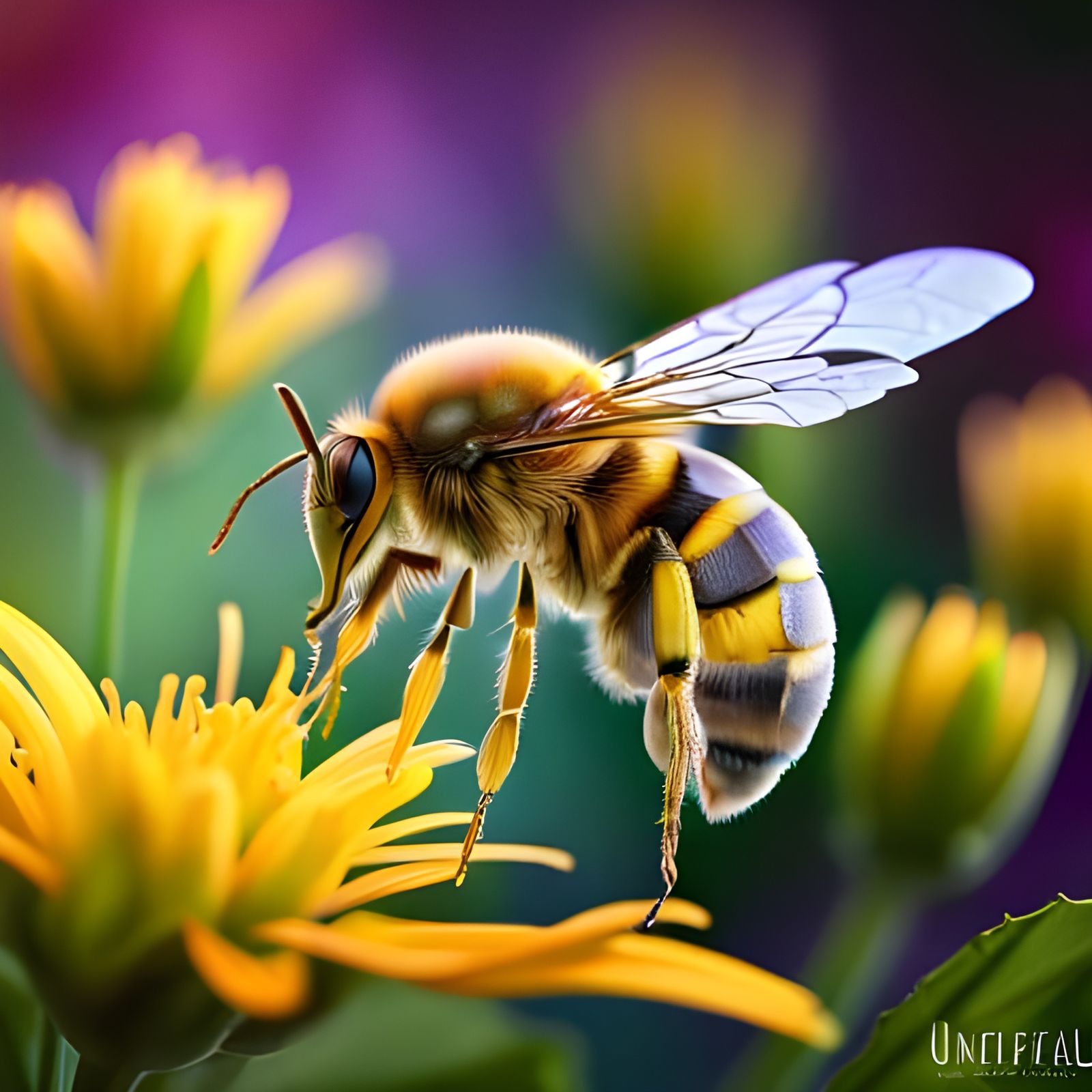 HD Bee - AI Generated Artwork - NightCafe Creator