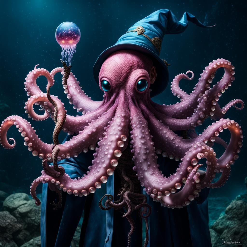 Octopus face - AI Generated Artwork - NightCafe Creator