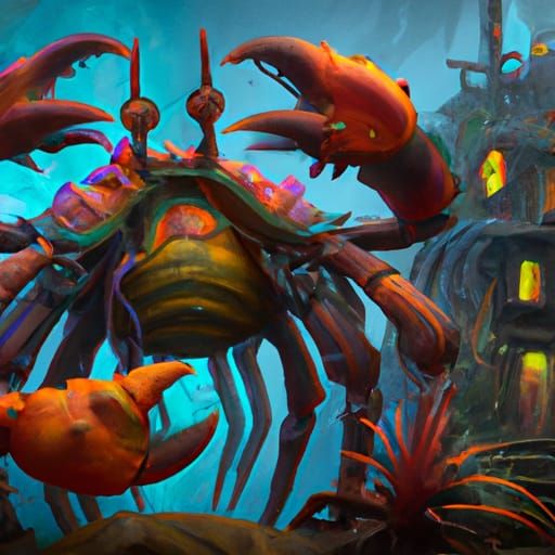 Crab Rave - AI Generated Artwork - NightCafe Creator