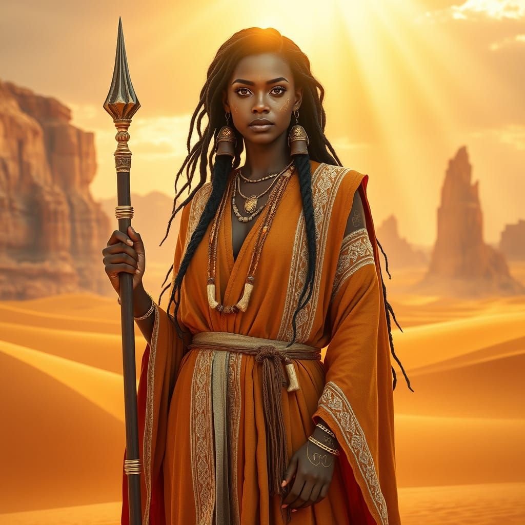 Queen of the Desert - Desert Prophetess with Ancient Wisdom