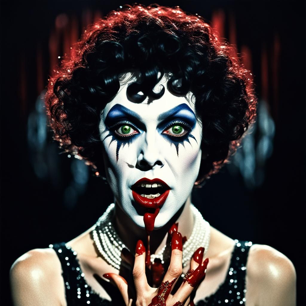 rocky horror picture show tim curry Dr Frank-N-Furter as a 1920s ...
