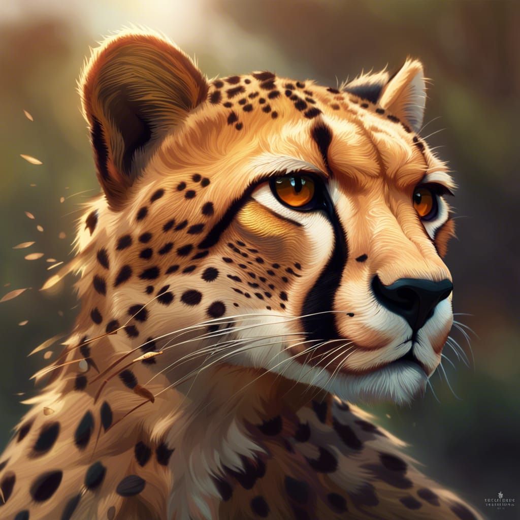 Epic Cheetah 🐆😼 - AI Generated Artwork - NightCafe Creator