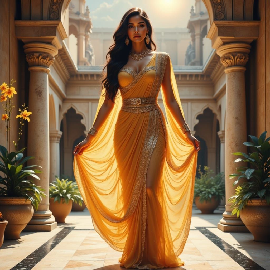 A ravishing apsara - A ravishing apsara